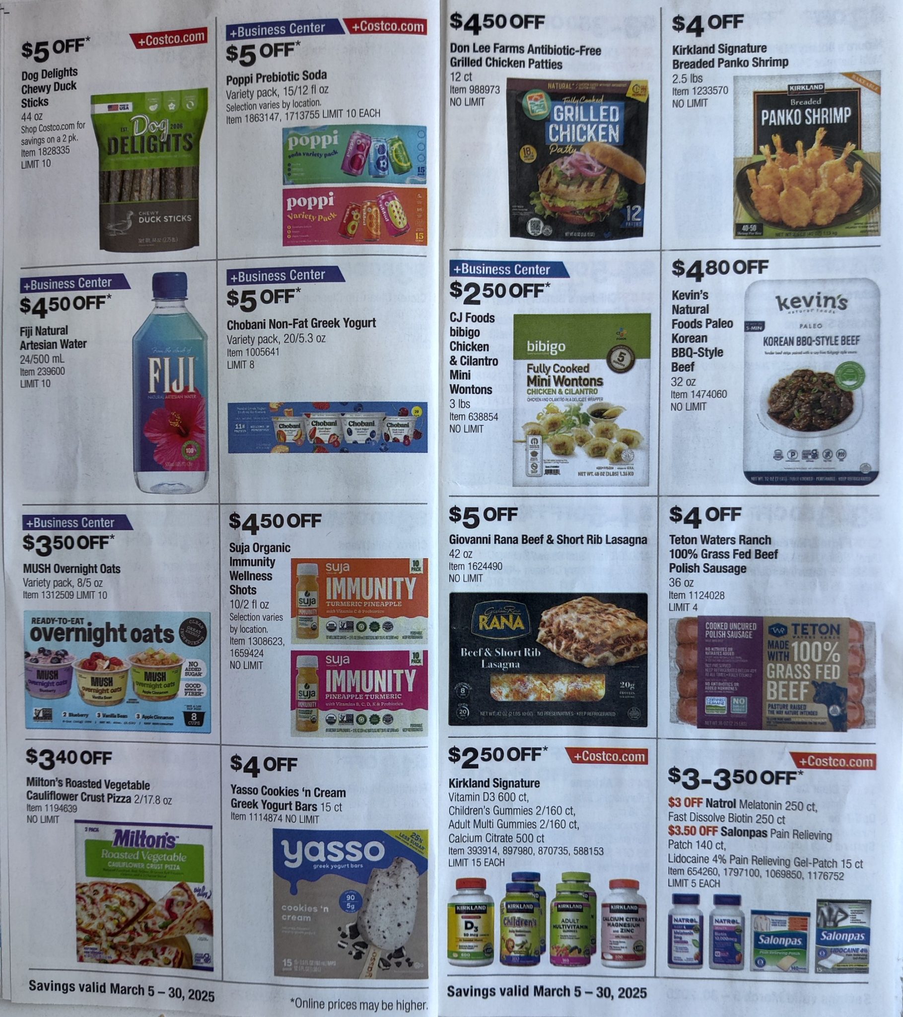 Costco Coupon Book: March 2025 Ad Scans - Good Money Sense