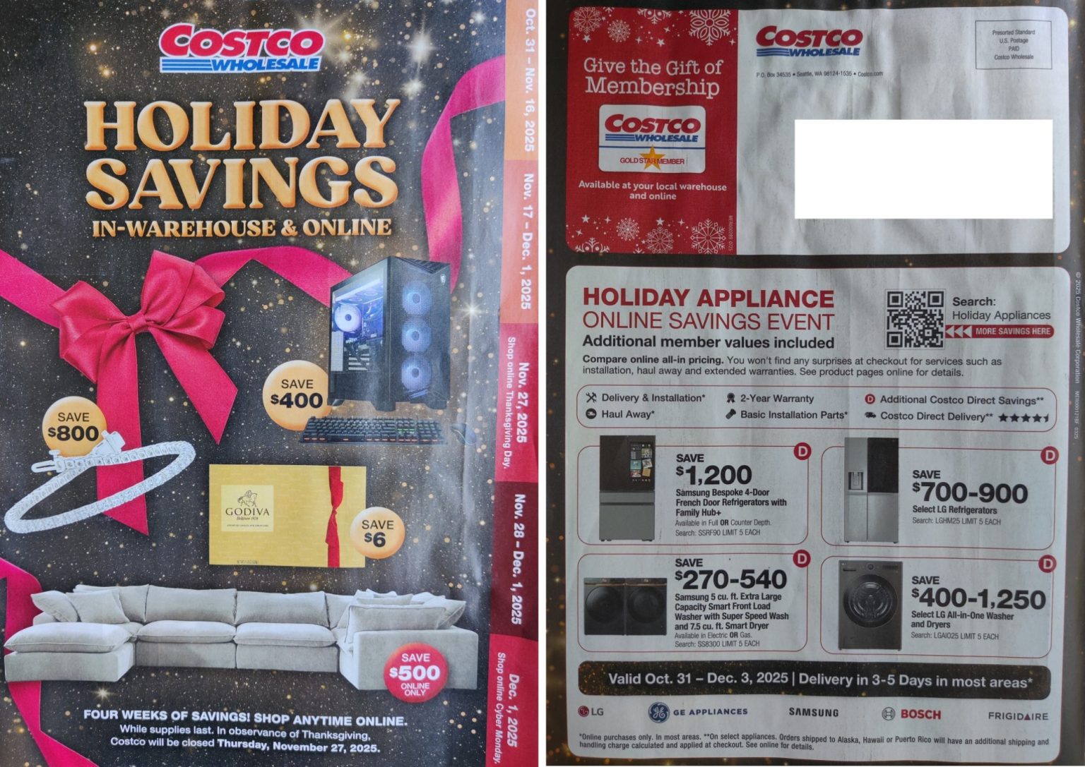 Costco Holiday Savings Book: 2025 Holiday Sales & Discounts - Good ...